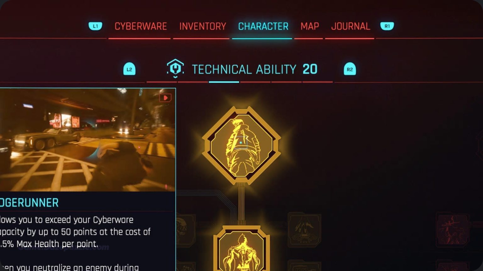 Cyberpunk 2077: How to Get More Cyberware Capacity