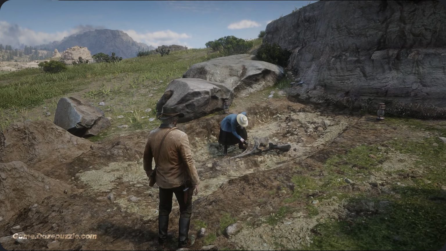 RDR2 All 30 Dinosaur Bone Locations Map