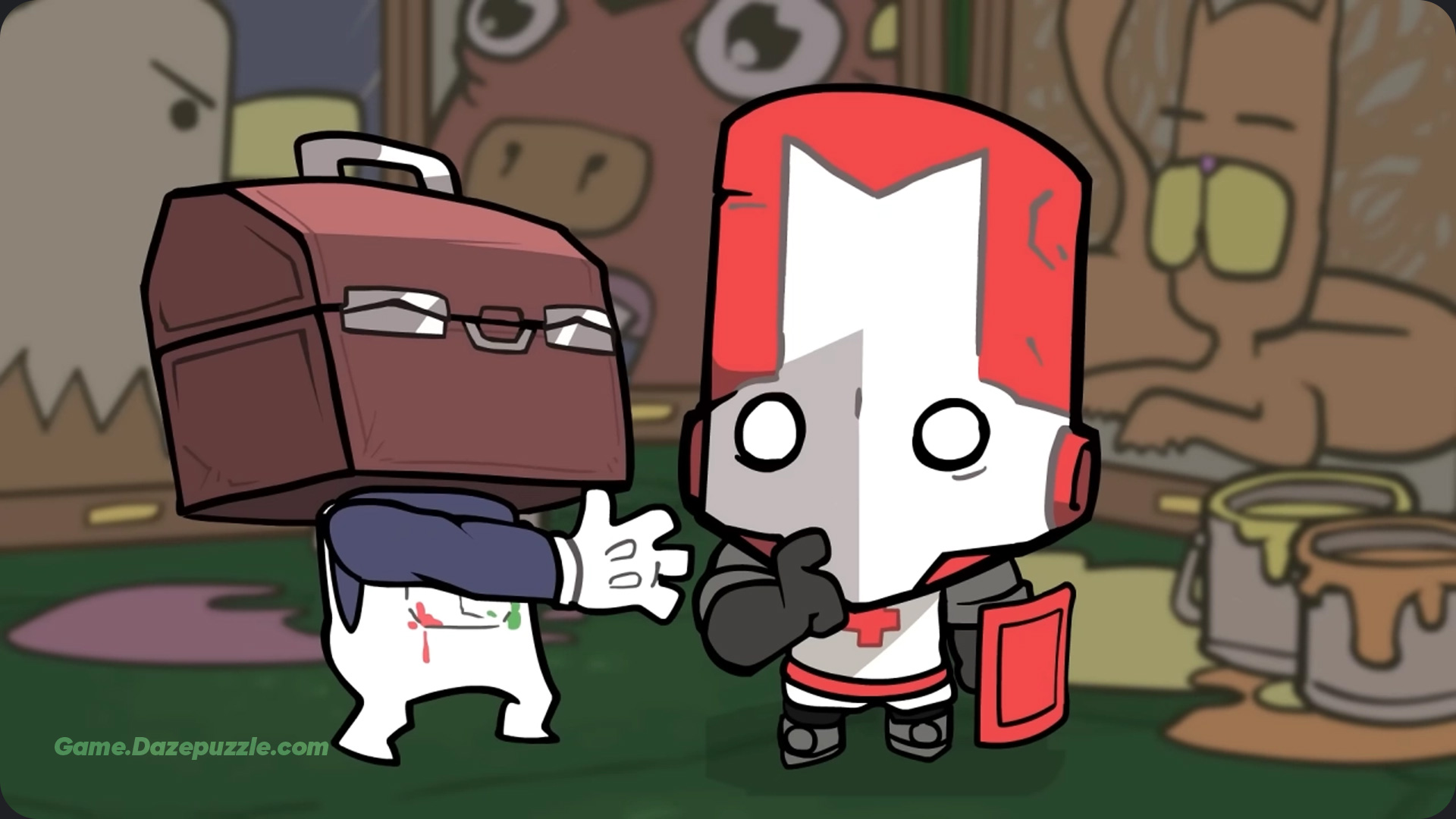 Castle Crashers Painter Boss Paradise Characters Guide