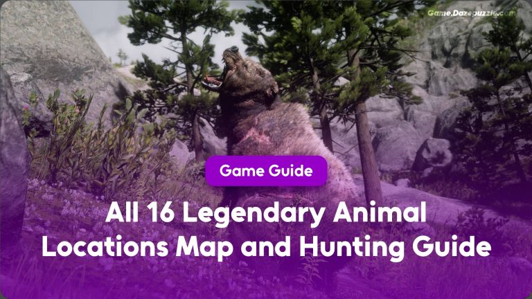 RDR2: All 16 Legendary Animal Locations Map and Hunting Guide