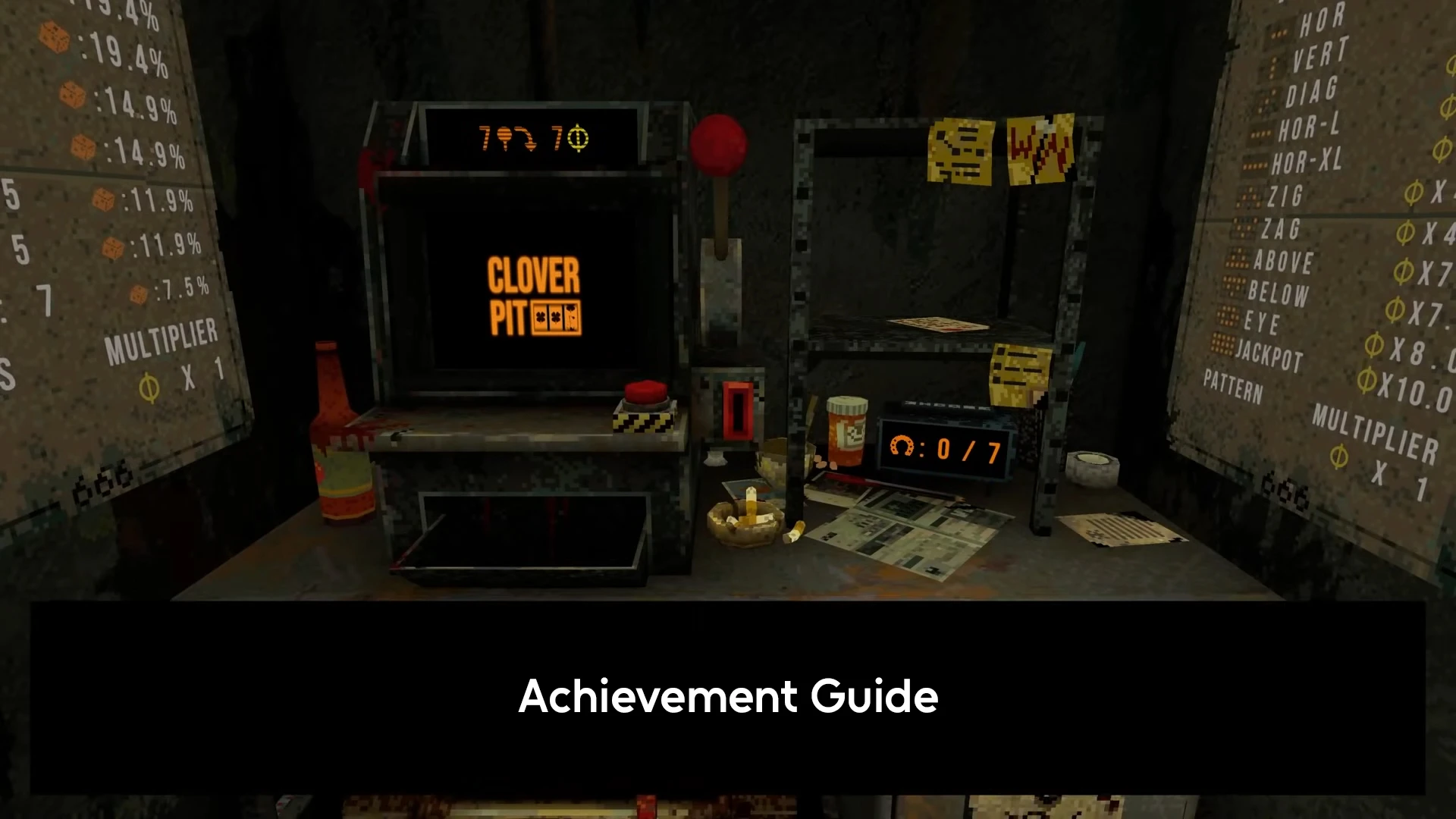 CloverPit Achievement Guide: Unlock All 30 Achievements & Both Endings