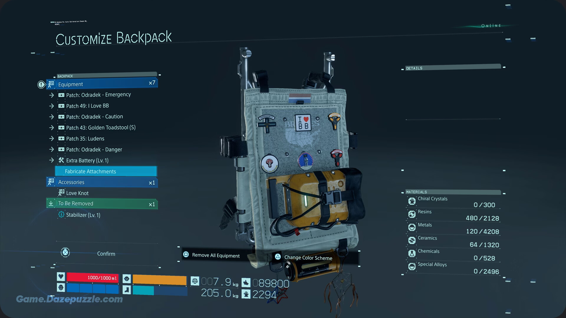 A Complete Guide to All Backpack Attachments in Death Stranding 2