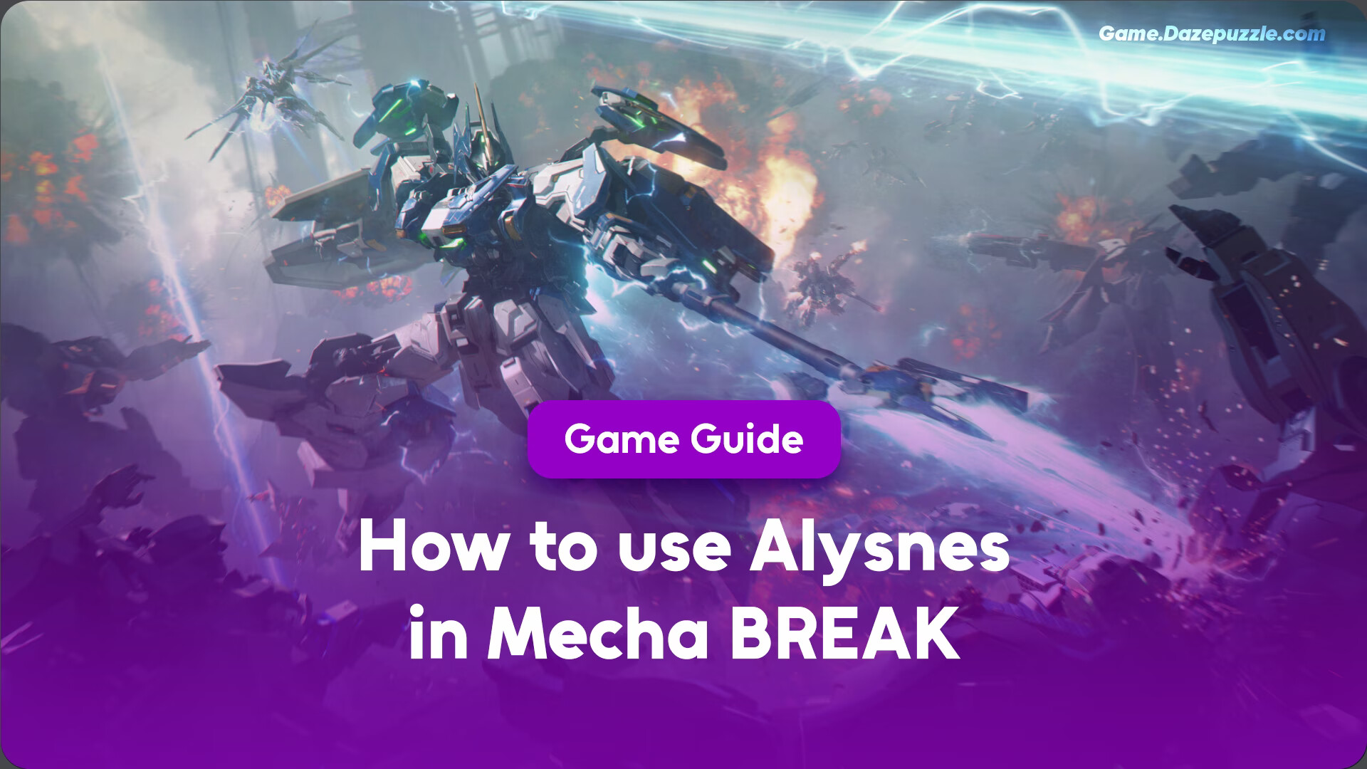 How to Use Alysnes in Mecha BREAK - Full 100% Alysnes Guide